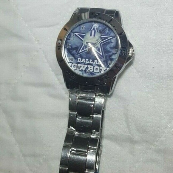 NFL | Accessories | Dallas Cowboys Logo Stainless Steel Watch New ...